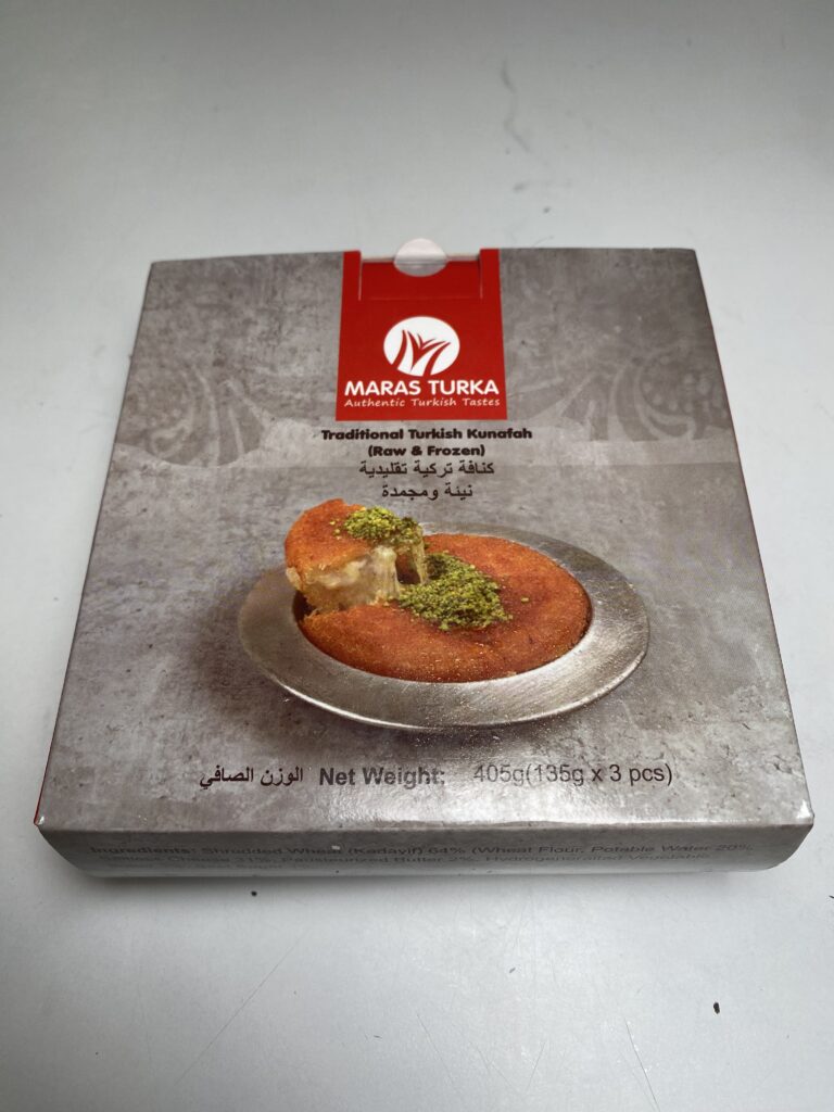 Frozen and Raw Turkish Kunafa – MarasTurka – MarasTurka wait for you ...